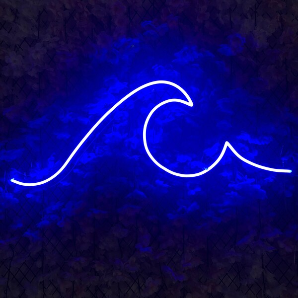 Wave Neon Sign - Etsy