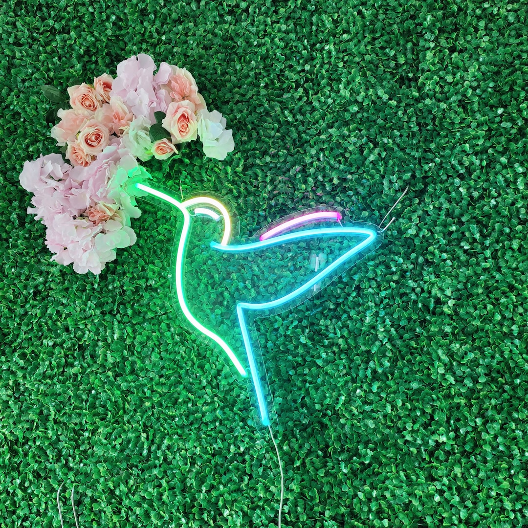 Colorful Bird Neon Light, Creative Neon Signs, Custom Neon's, Cloud ...