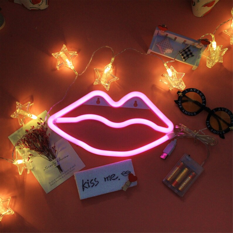 Girls Room Lamp Bridesmaid Gift Best friends gifts NEON | Etsy