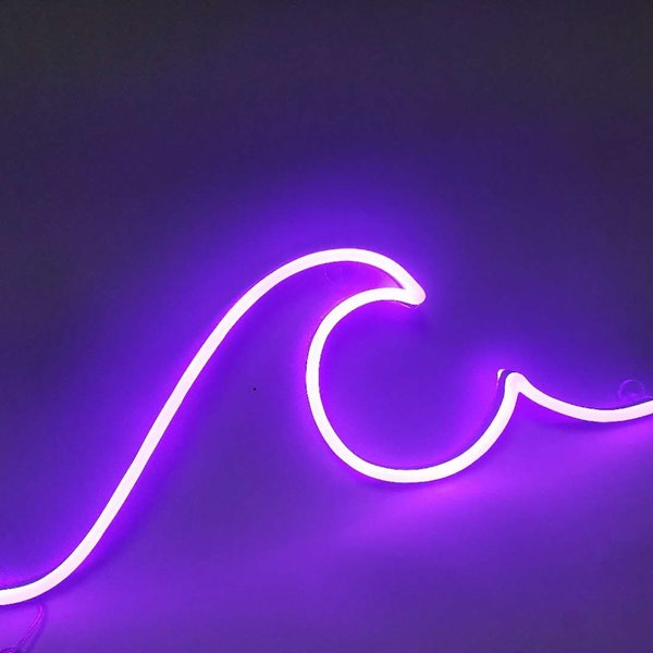 Wave Neon Sign - Etsy