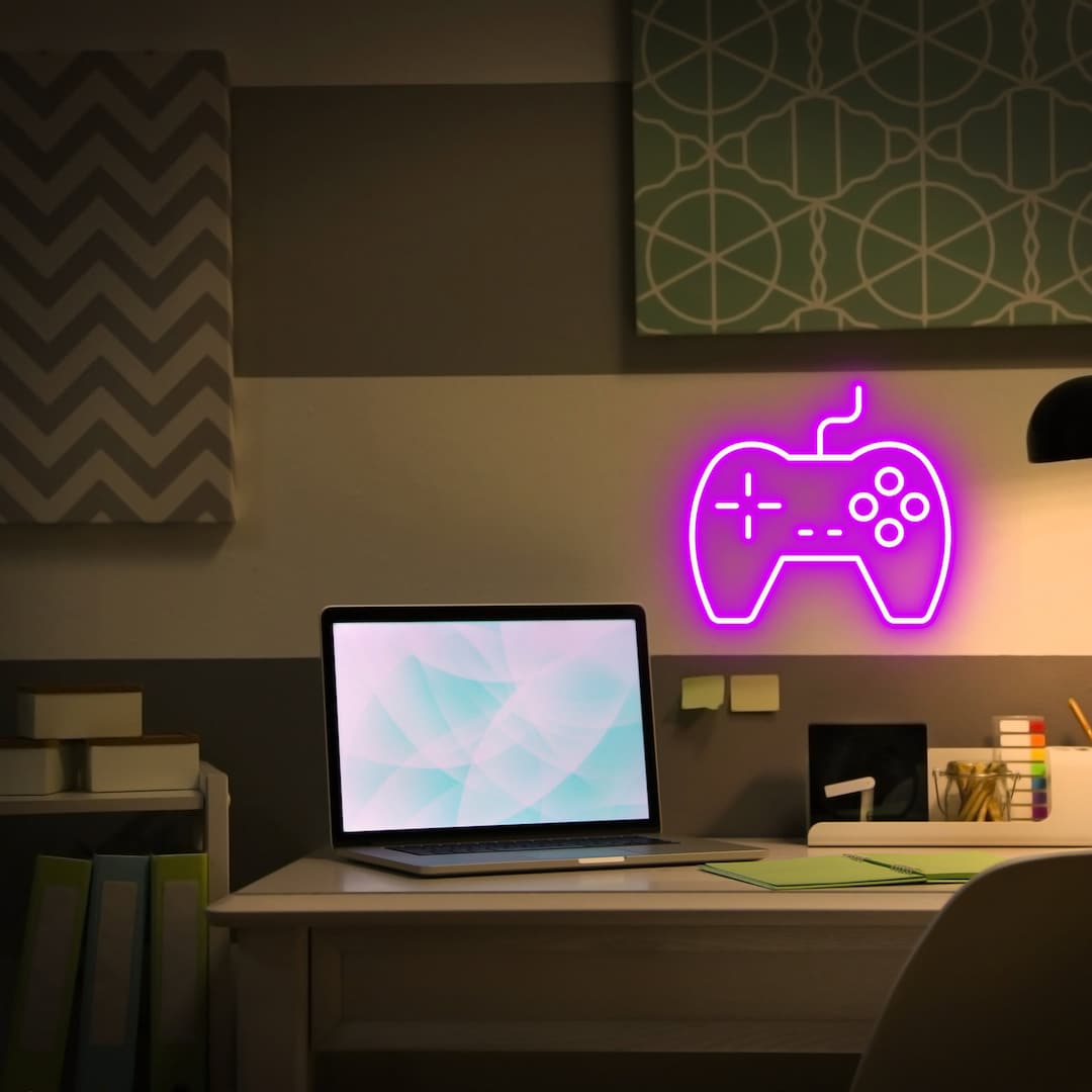 Girl Gamer Led Neon Sign, Gaming Room Decor Lights, Gamer Logo Light ...
