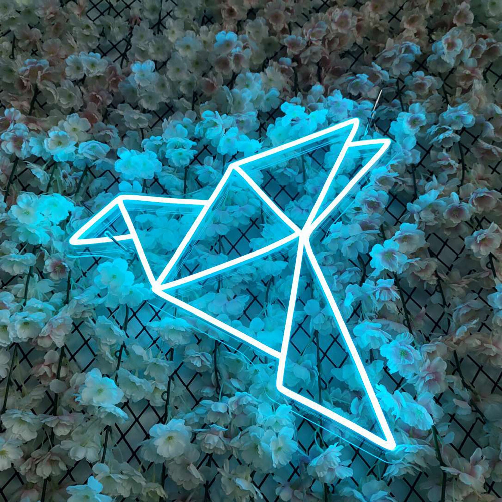 Bird Blue Led Lamp Modern Wall Decor LED Glow Sign Neon - Etsy Australia