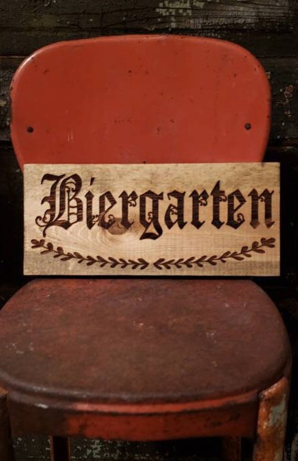 German Beer Garden Sign/ Biergarten Sign/ Wedding | Etsy