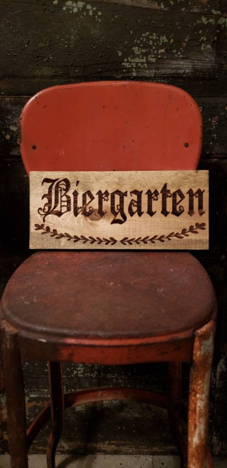 German Beer Garden Sign/ Biergarten Sign/ Wedding | Etsy