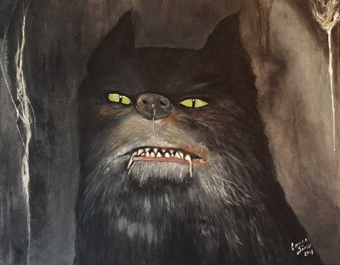 The Neverending Story Servant Gmork 1980s Horror Gothic Fantasy Art ...