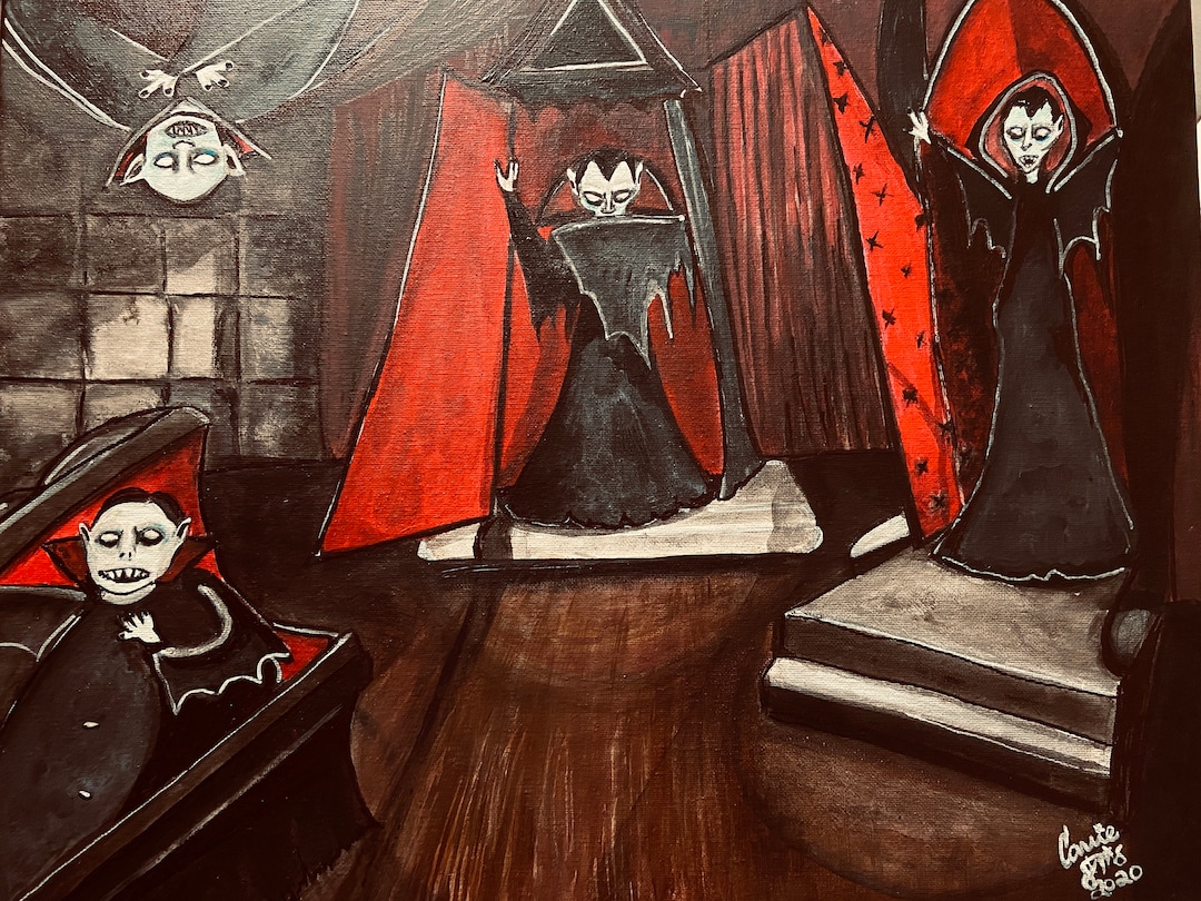 The Vampire Brothers Nightmare Before Christmas Inspired 16x20 - Etsy