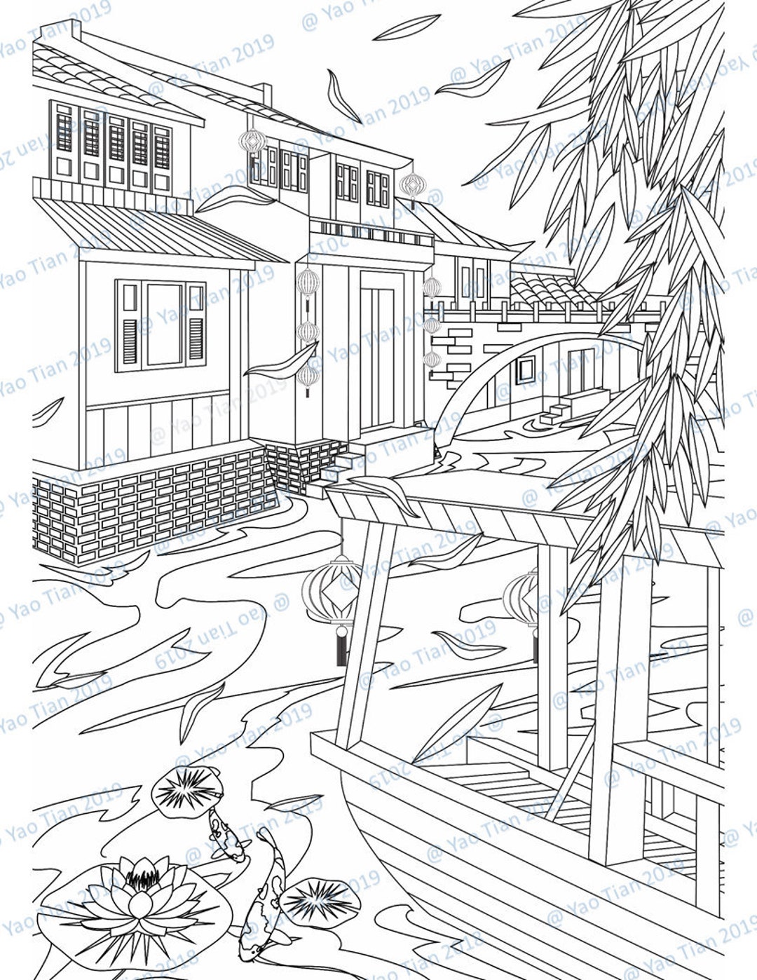 Spring Instant Download Coloring Page - Etsy