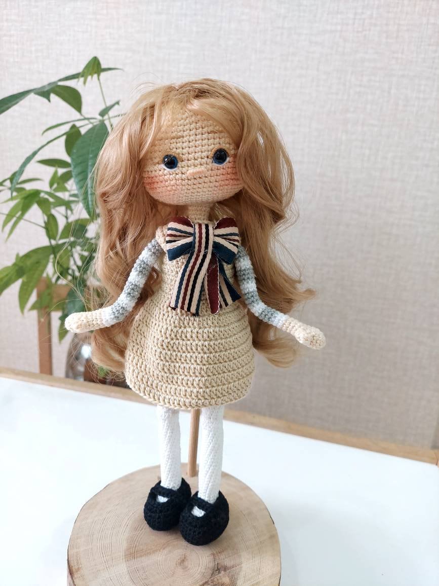 Crochet Megan Doll Amigurumi Stuffed M3gan Doll Amigurumi - Etsy