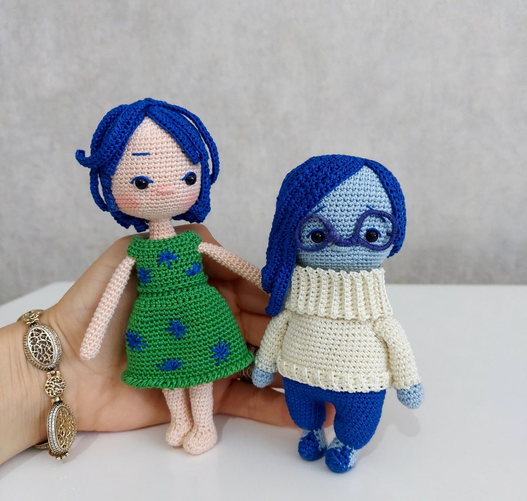 Miniauture Emotions Dolls for Collectible, Miniature Sadness Joy Dolls ...