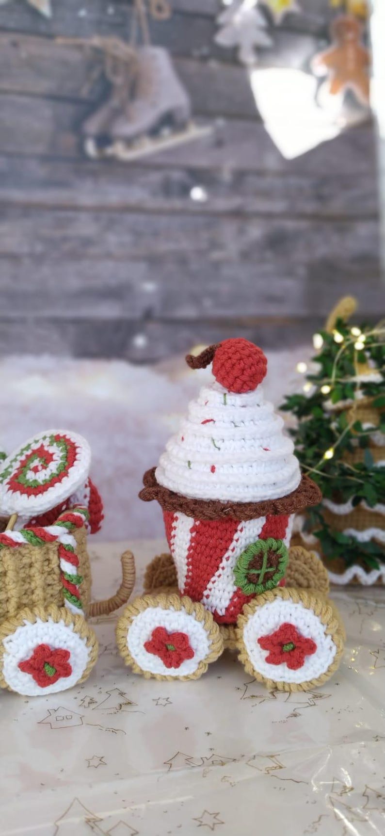Crochet Christmas Train Plushie, Christmas Gift Idea, Christmas ...