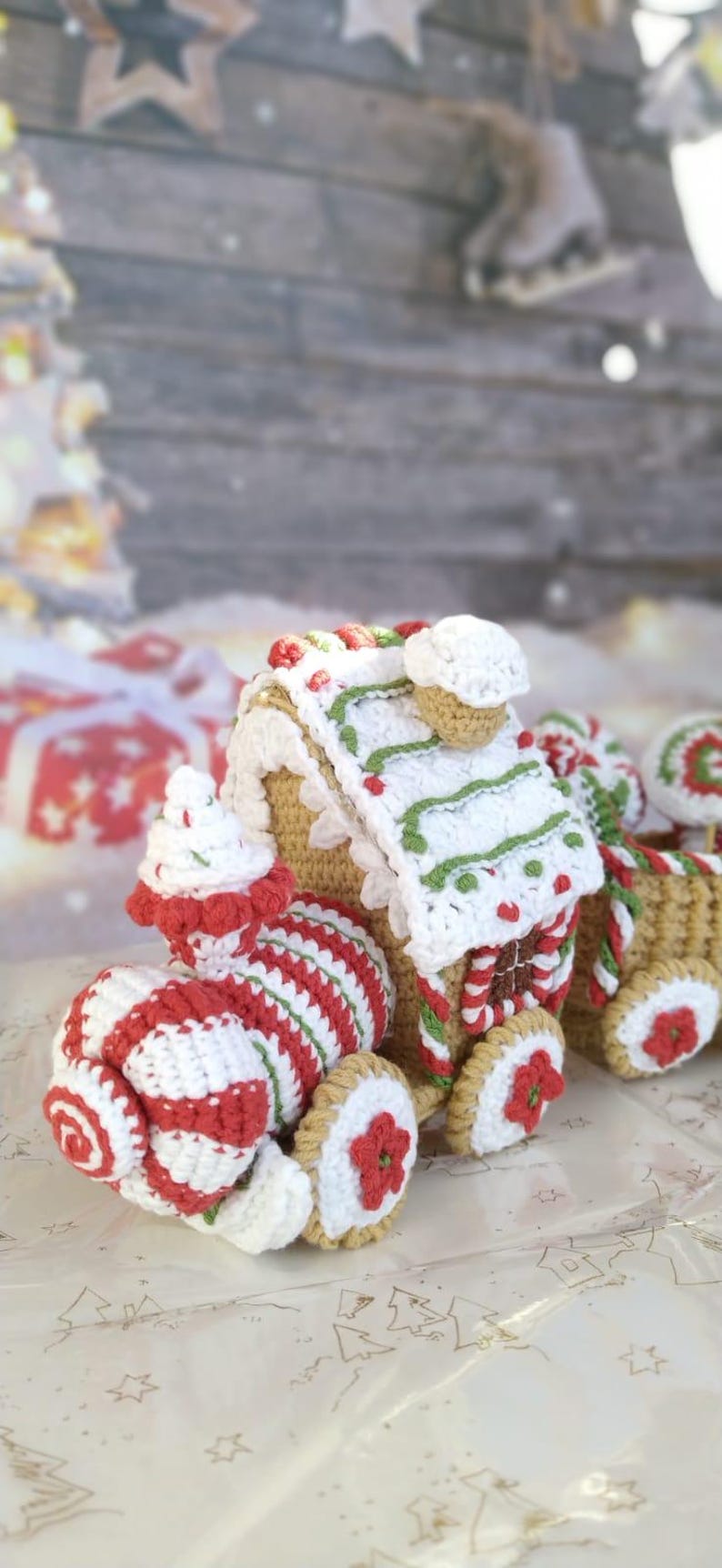 Crochet Christmas Train Plushie, Christmas Gift Idea, Christmas ...