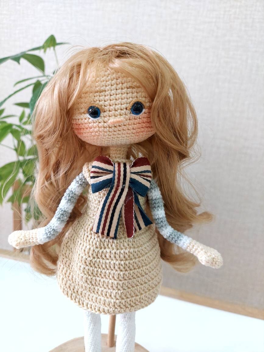 Crochet Megan Doll Amigurumi Stuffed M3gan Doll Amigurumi - Etsy