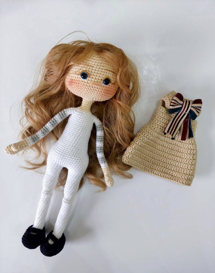 Crochet M3GAN Doll, Stuffed Megan Doll, Handmade Megan Doll ...