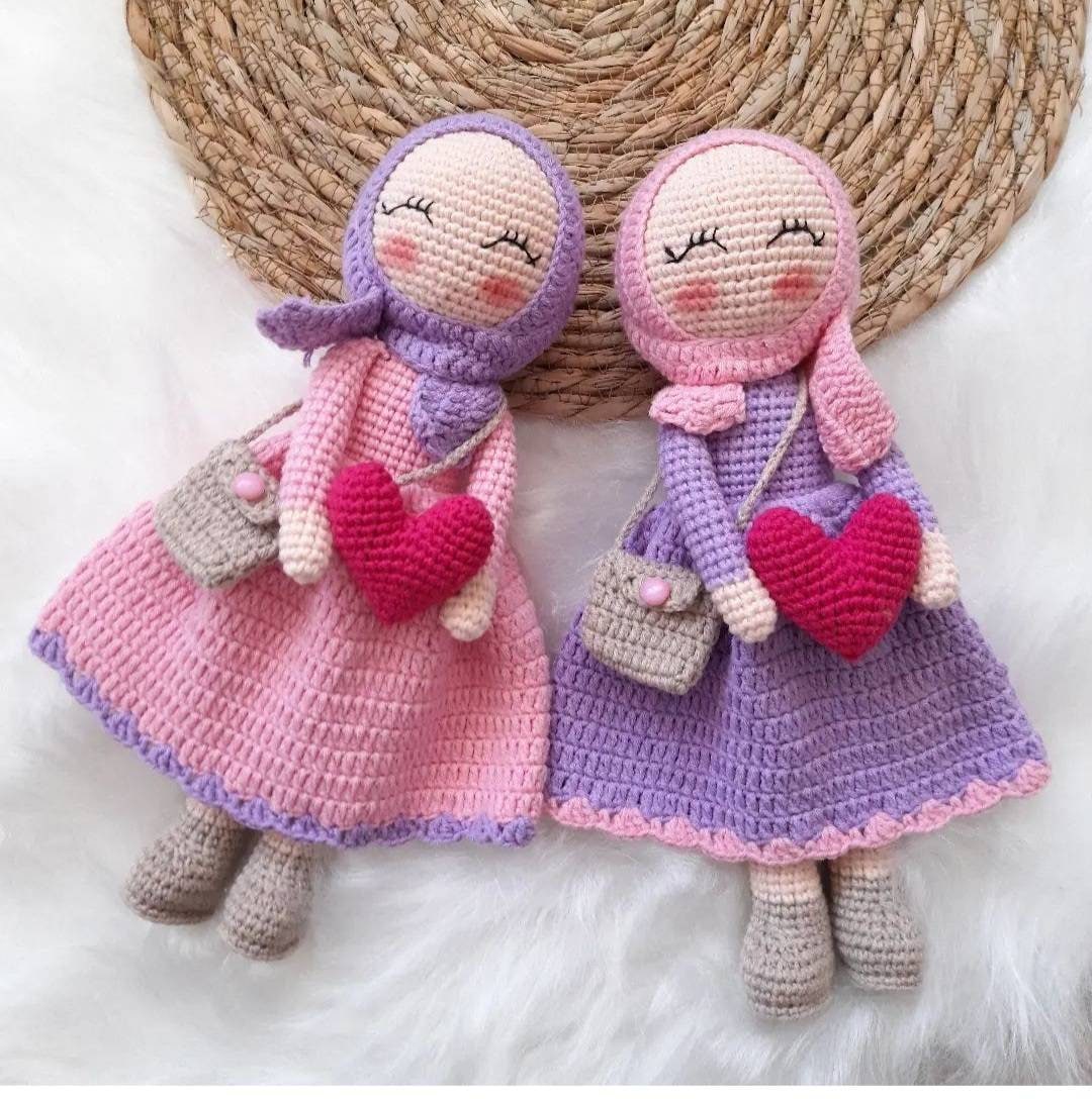Islamic Gift for Ramadan, Muslim Hijabi Doll for Sale, Amigurumi ...