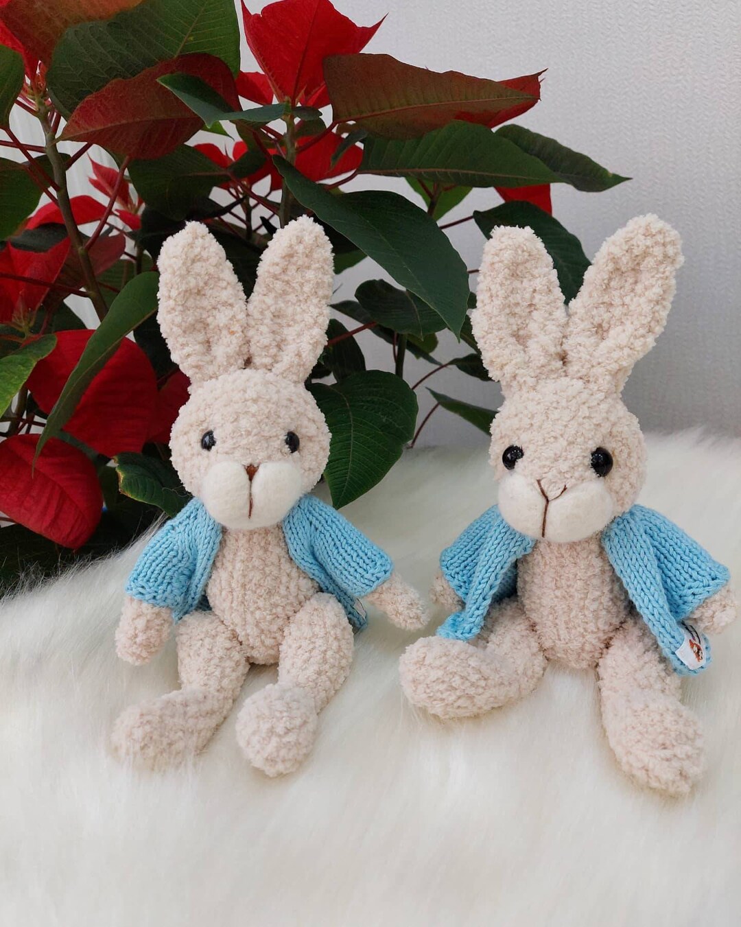 Peter Rabbit Plushie,plushed Bunny My First Toy, Handmade Babyshower ...