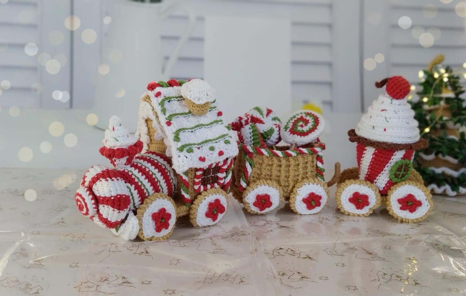 Crochet Christmas Train Plushie, Christmas Gift Idea, Christmas ...
