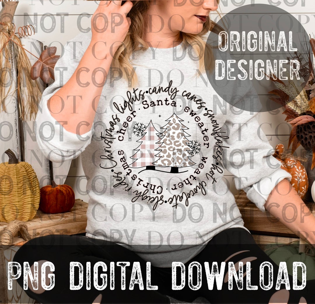 Christmas Things Png, Mute Tone Png - Etsy