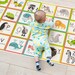 Animal Alphabet Art Mat JUVENILE Collection Vinyl Mat Vinyl - Etsy Canada