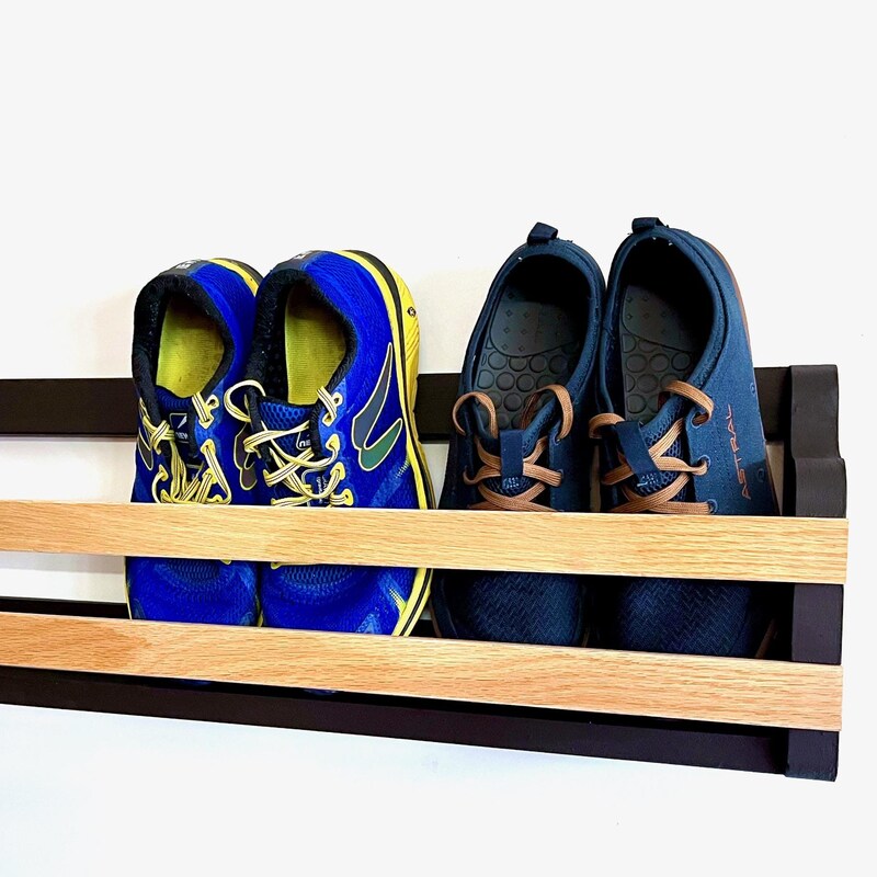 Wall Mount Shoe Rack - Etsy