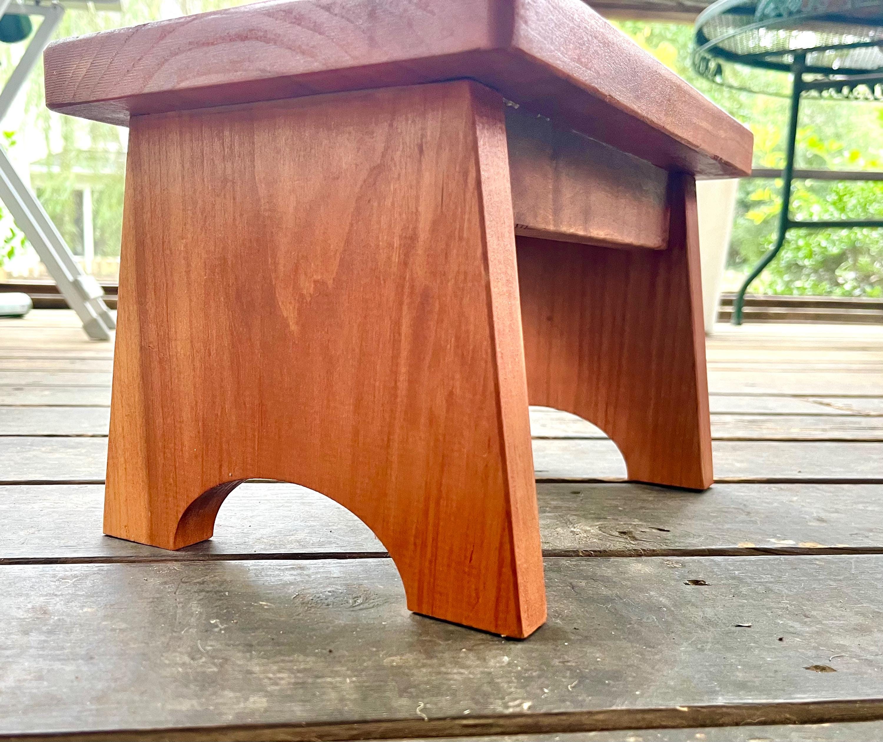 Handmade Cherry Step Stool Solid Hardwood / Kitchen General Household ...