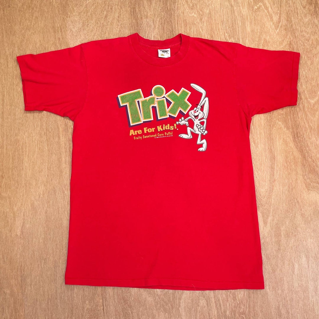 Vintage 90s Trix Cereal Silly Rabbit T-shirt Size XL Vtg - Etsy