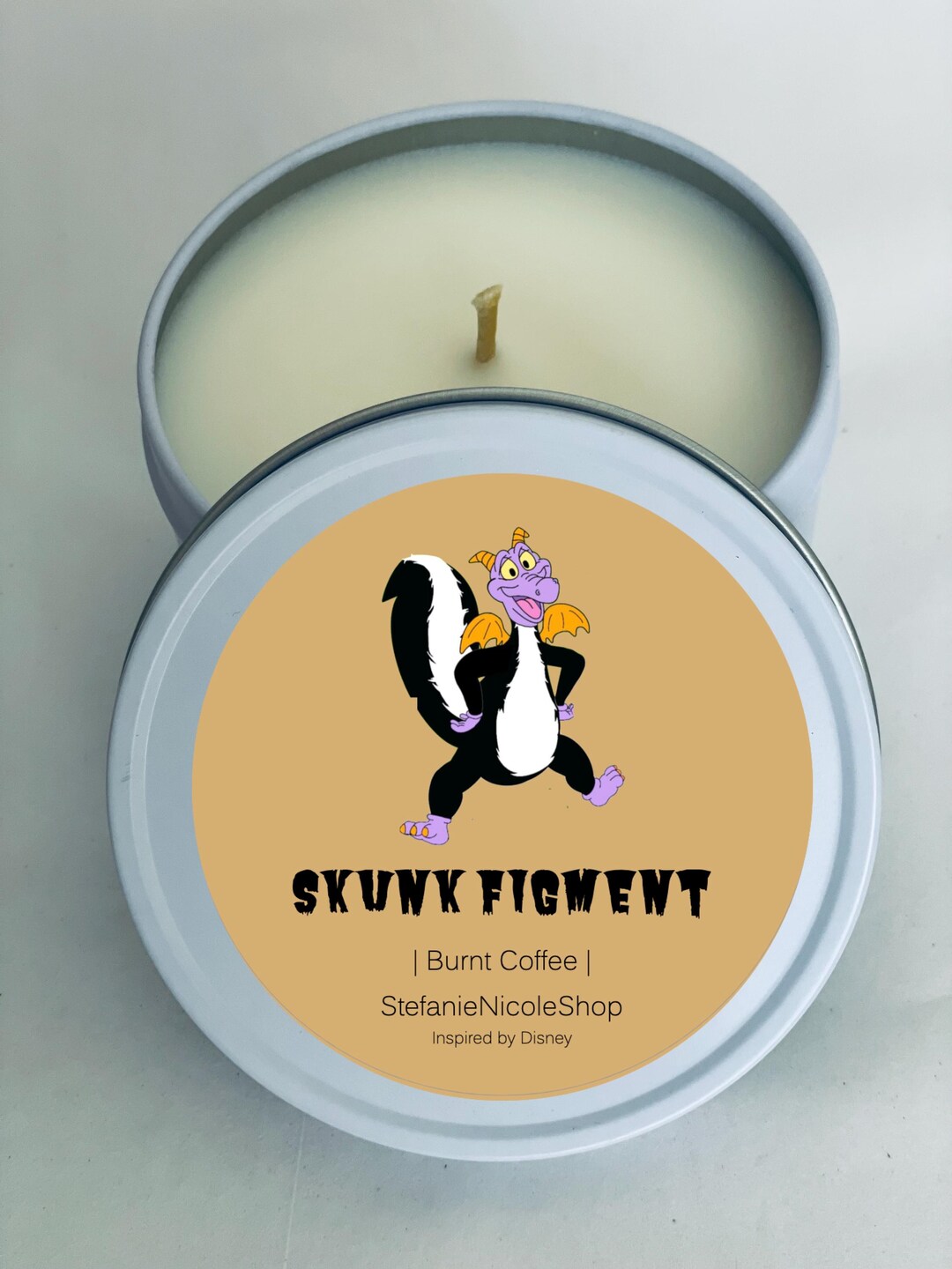 Skunk Figment - Disney Candle - Inspired by Disney 8 Oz. - Etsy