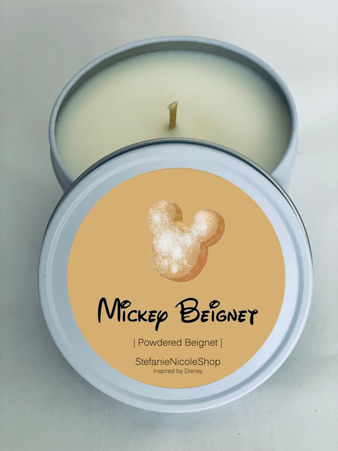 Mickey Beignet - Walt Disney World - Disney Candle - Inspired by Disney ...