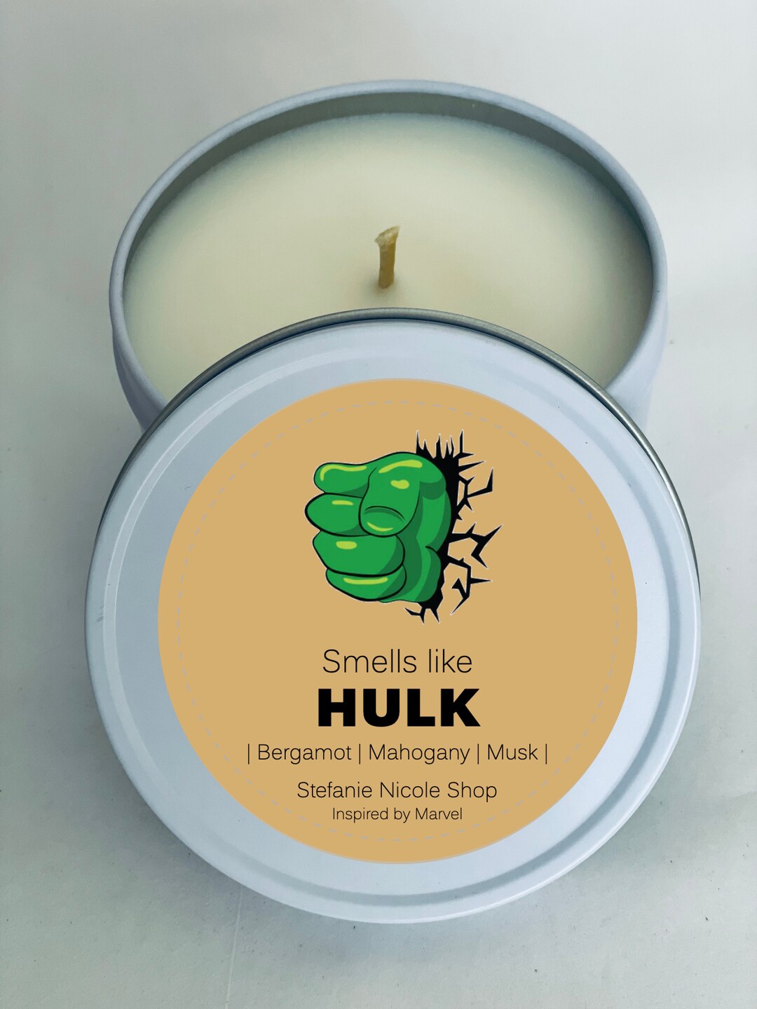 Hulk Super Hero Candle Inspired by Marvel 8 Oz. - Etsy