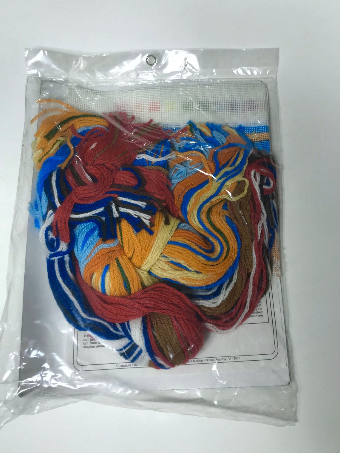 Vintage Needlepoint Dimensions Needlepoint Kit 14x14 God Bless America ...