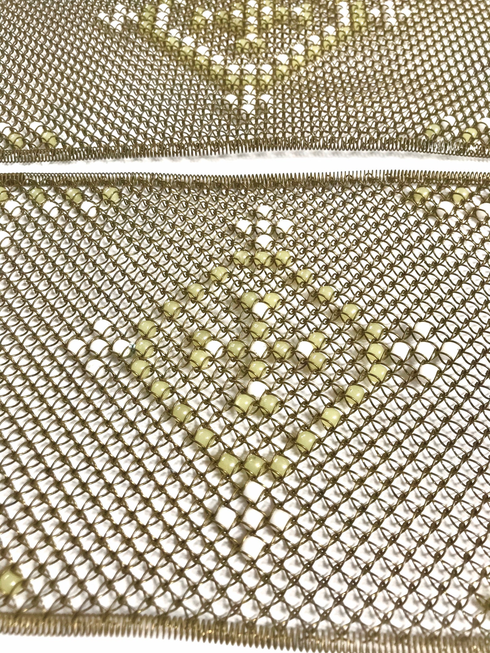 Antique Metal and Glass Bead Trivets Twisted Metal Vintage - Etsy