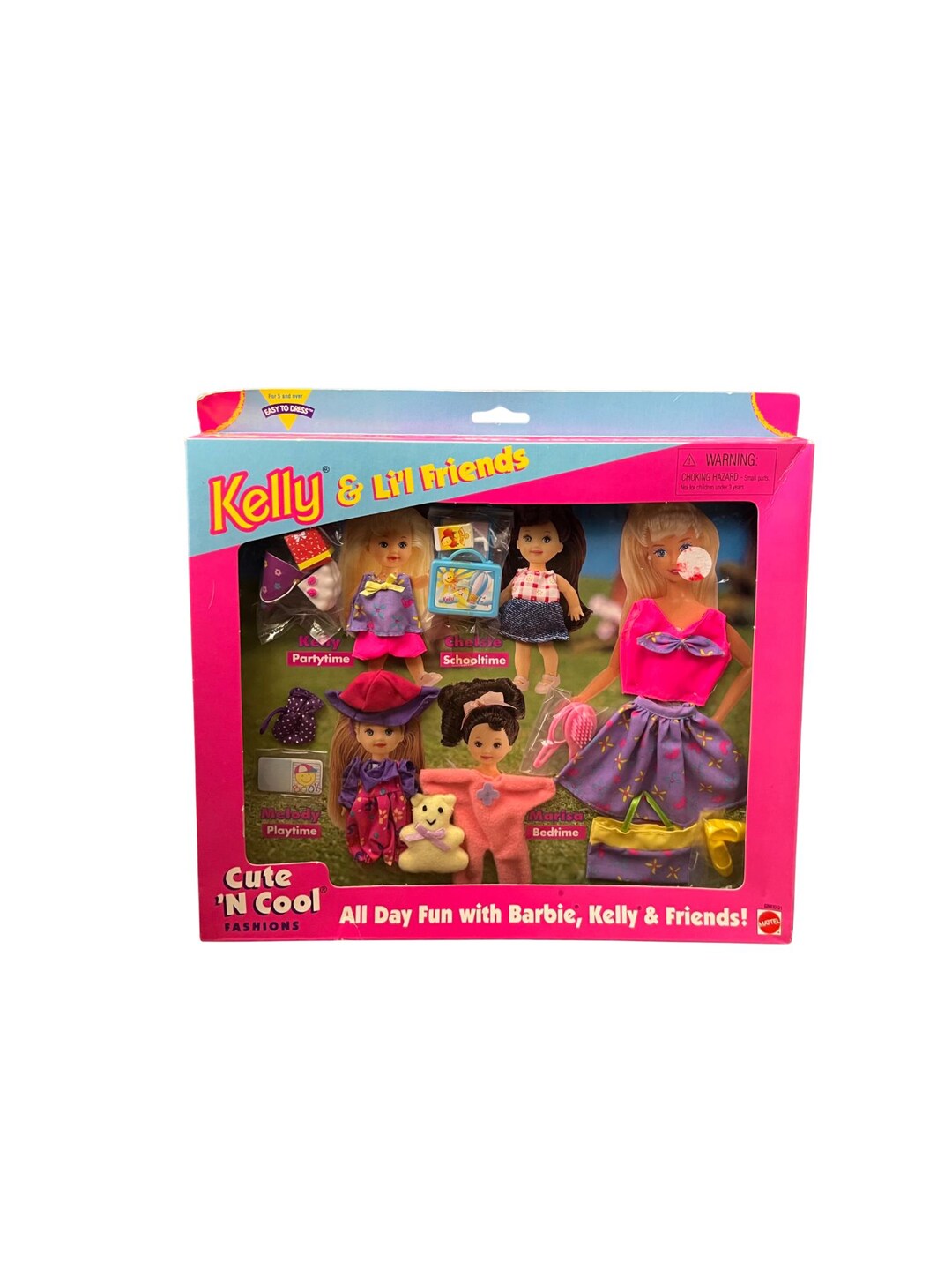 Vintage Barbie Kelly and Friends Cute ‘N Cool Fashions 1996 Kelly and ...