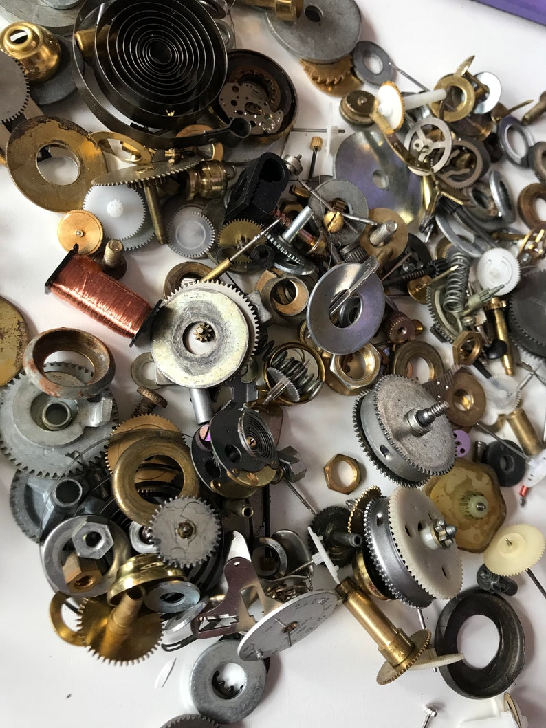 Vintage Watch and Clock Parts and Pieces 530 Grams 1 Lb + - Etsy