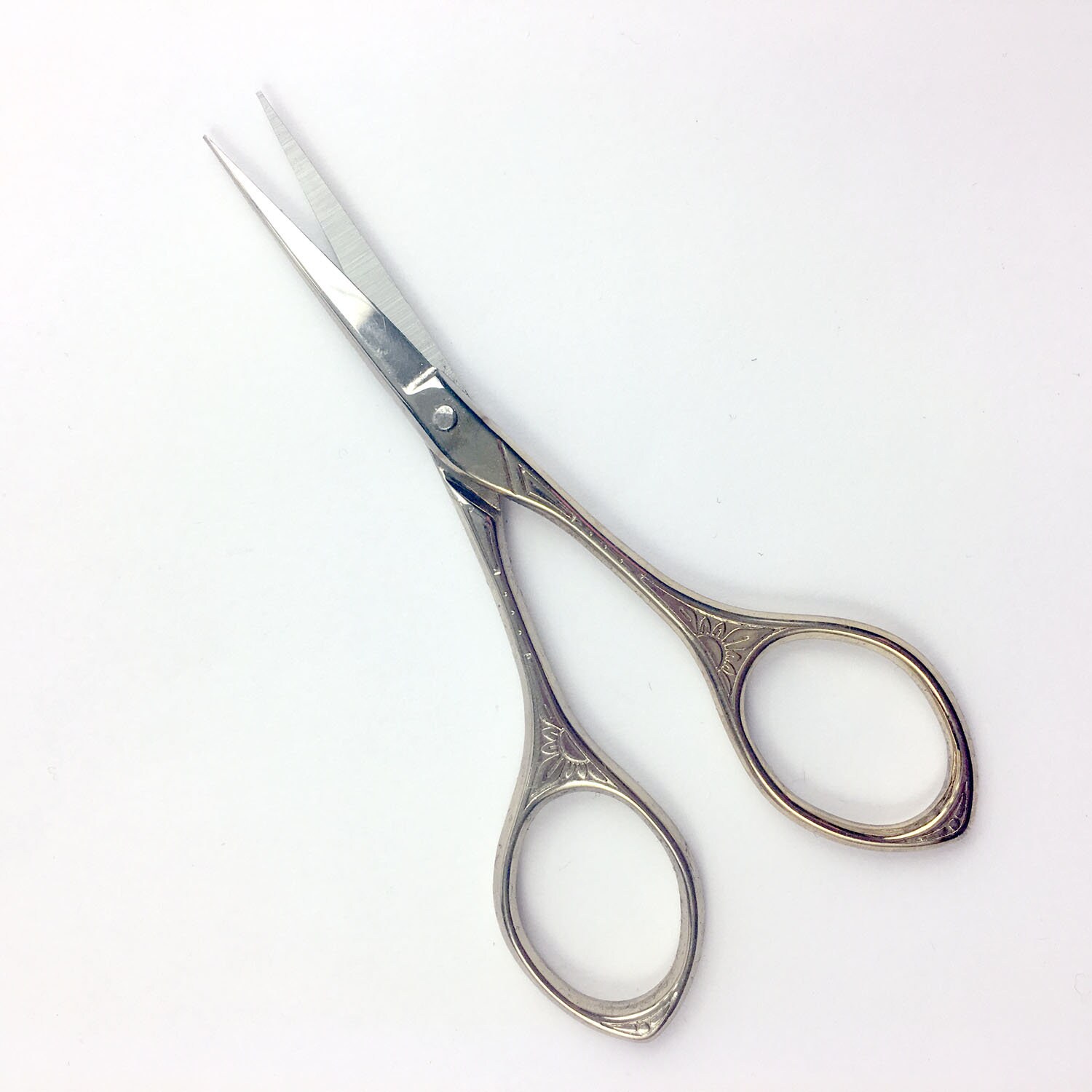 Gilded Compact Travel Size Embroidery Scissors | Sunflower Floral Motif ...