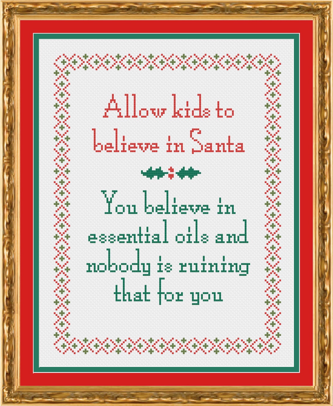 Allow Kids to Believe in Santa Like You Believe in Essential - Etsy