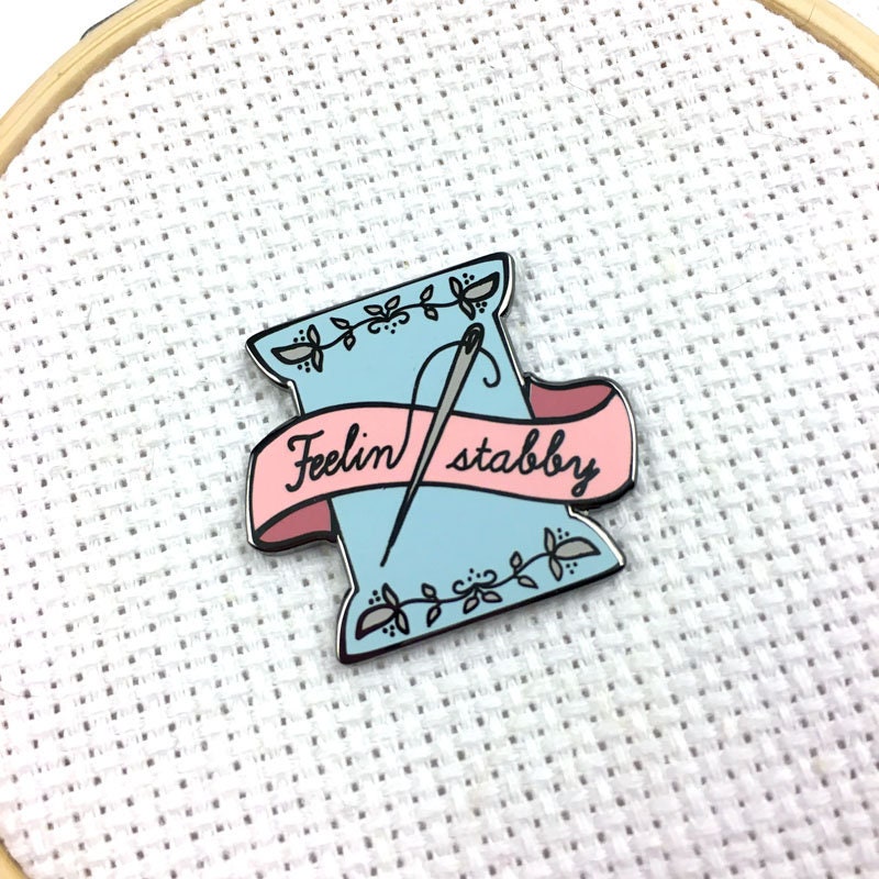 Hard Enamel feelin Stabby Exclusive Magnetic - Etsy