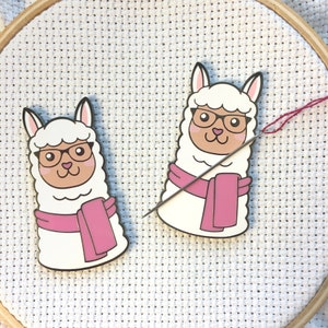 BUNDLE: Llama Floss Spools + Magnetic Enamel Needle Minder | Set of 4 ...
