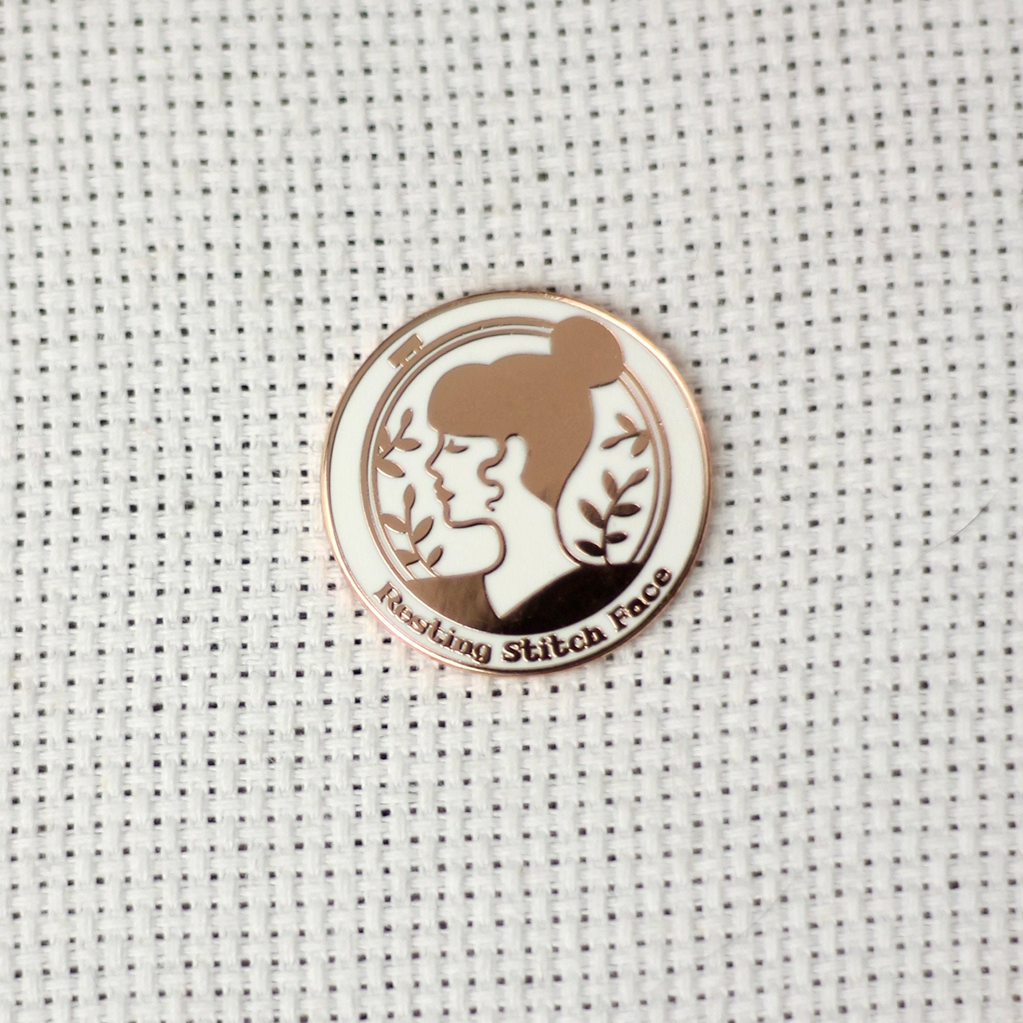 Resting Stitch Face Rose Gold Magnetic Needle Minder Golden | Etsy