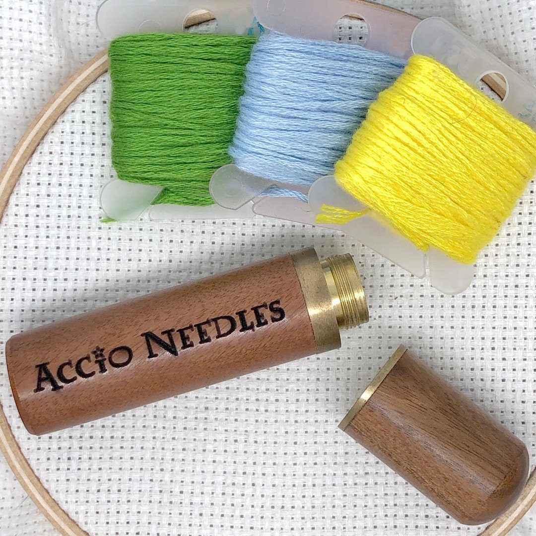 Accio Needles Engraved Needle Case: Snarky Embroidery Cross Stitch ...