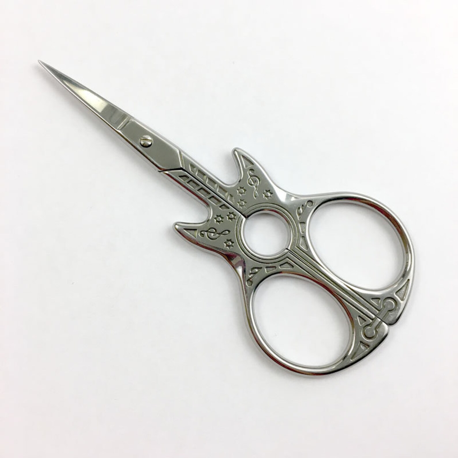 Iridescent Guitar Embroidery Scissors Extra Sharp Fine Tip - Etsy
