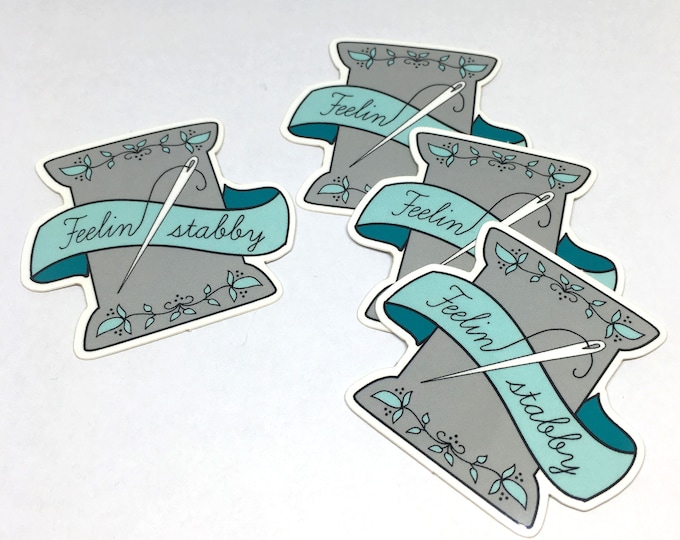 Seam Ripper Sticker, Cute Sewing Stickers, Sewing Machine Sticker ...