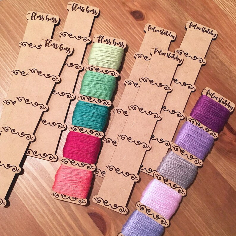 IMPERFECT Embroidery Floss Organizers Discounted Wooden | Etsy