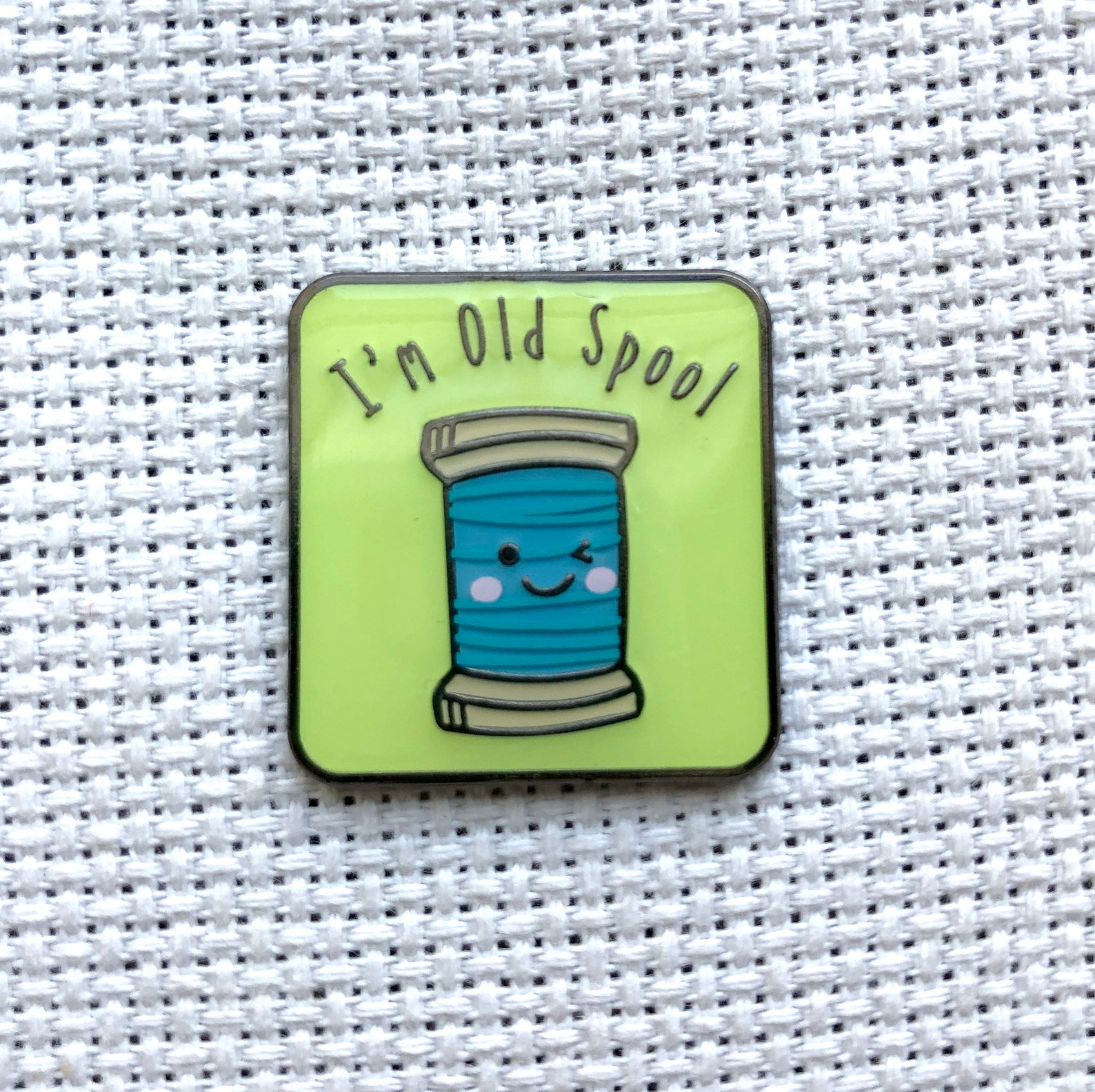 Kawaii Sewing Notion Enamel Needle Minders | Floss Boss, Old Spool ...