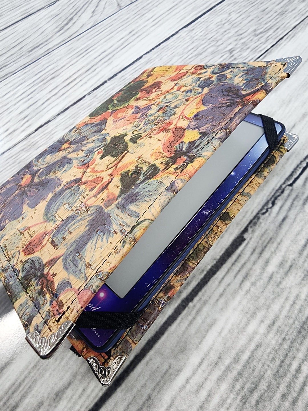 Floral Cork E-reader Cover - Etsy