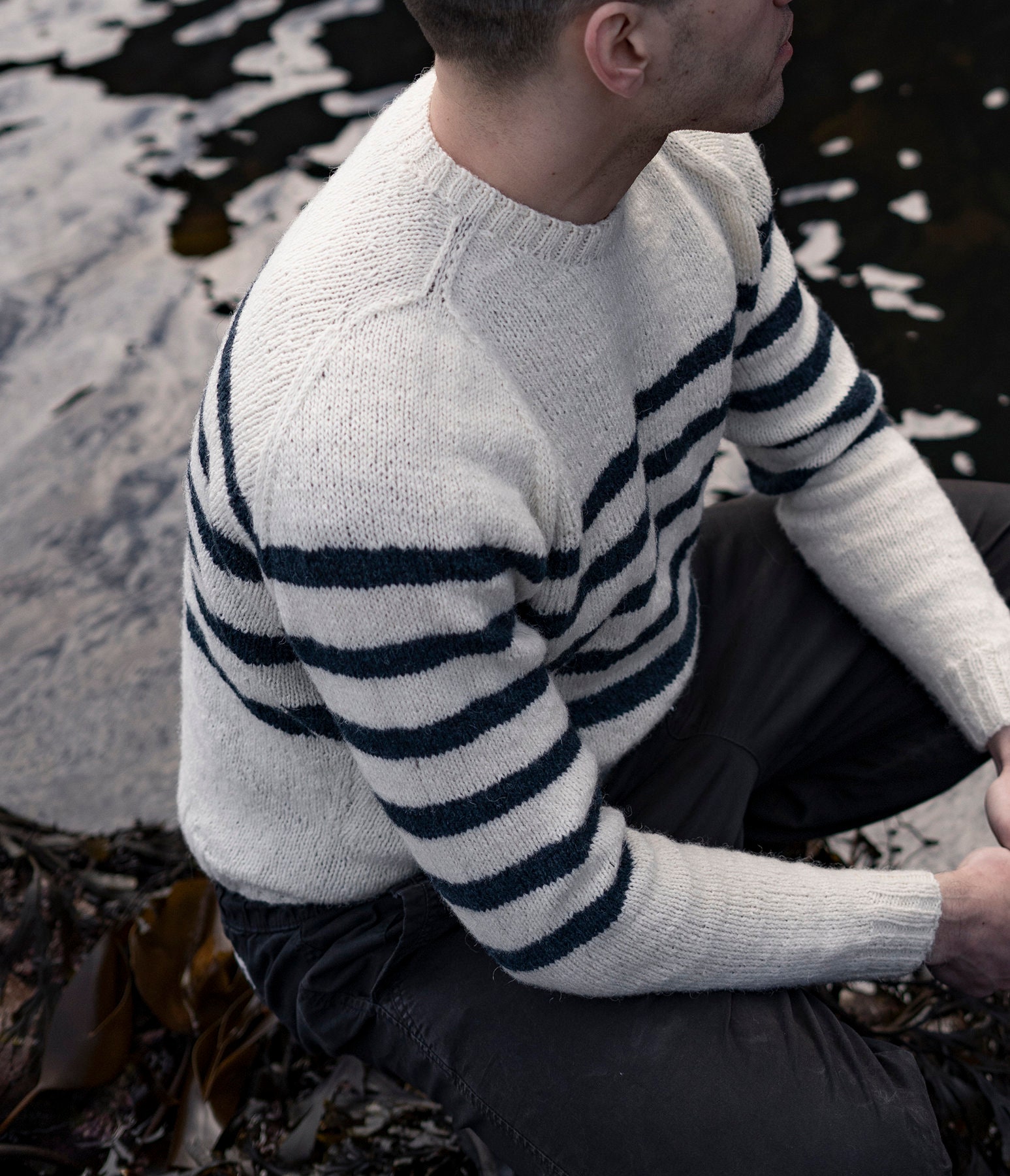 Knitting Pattern Breton Stripes Sweater for Men : Marinière - Etsy