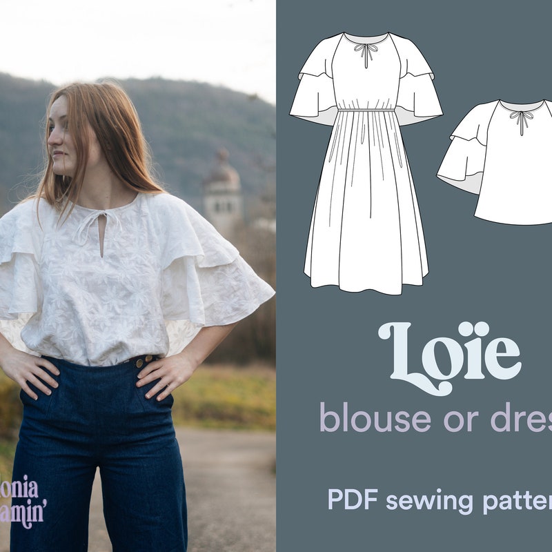 Boho Dress Pattern - Etsy