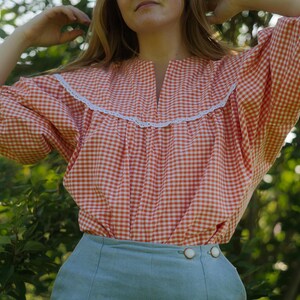Sewing Pattern Woman Blouse Oversize Beginner Friendly Bat Sleeve ...
