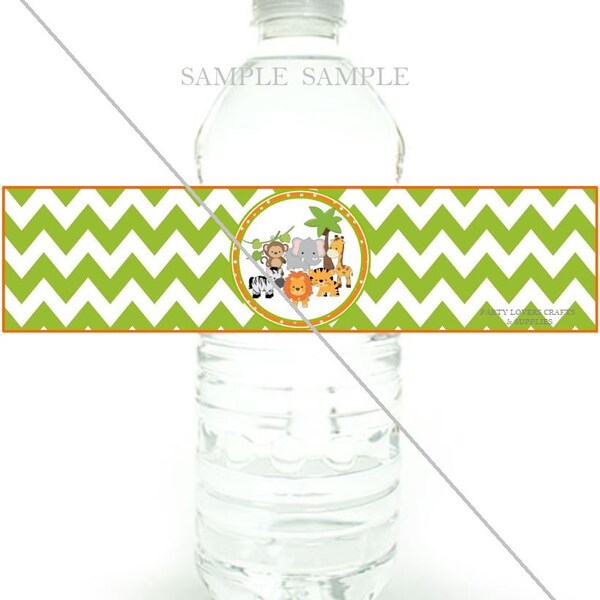Jungle Water Bottle - Etsy