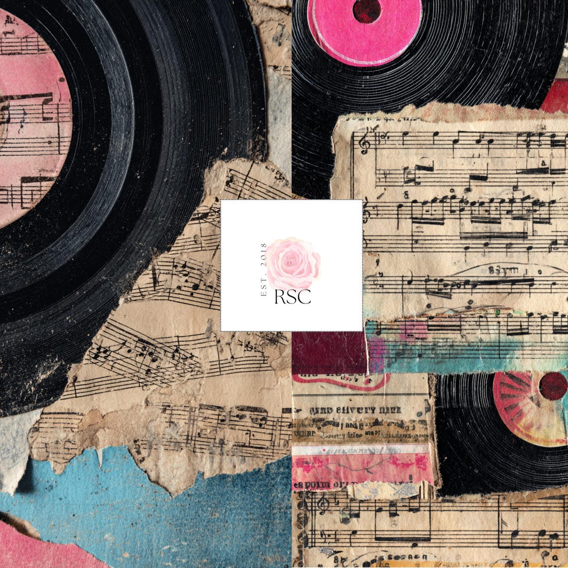 Vinyl Records Junk Journal| Cute and Creative Journal Pages for ...