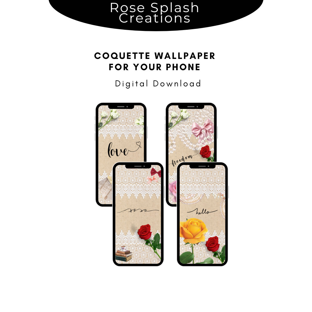 Coquette Aesthetic Wallpaper, Wallpaper for Phone, Cute Wallpaper ...