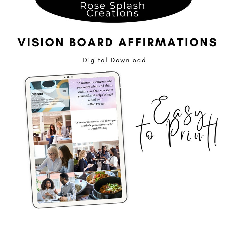 Vision Board for University Students College Student Printables ...